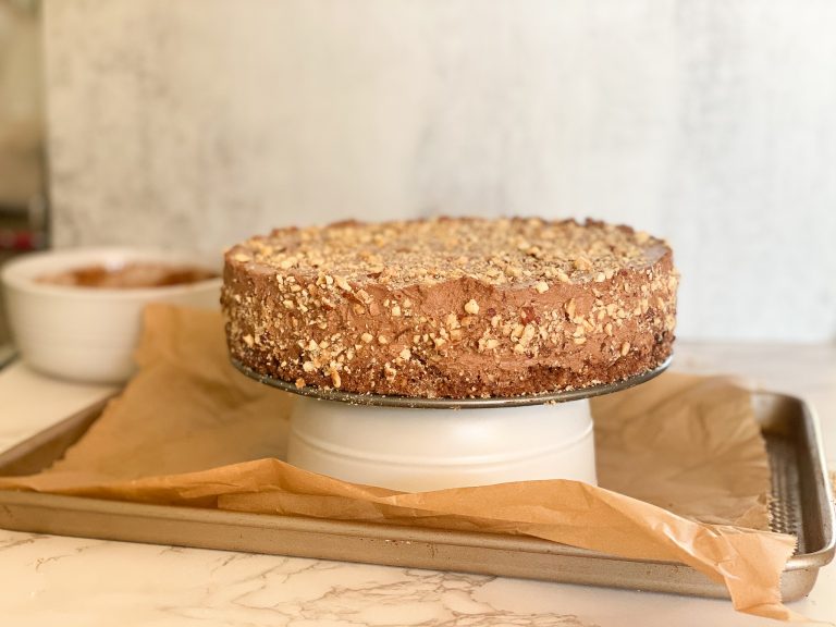 Ferrero rocher mousse cake - lizasfarmhouse.com