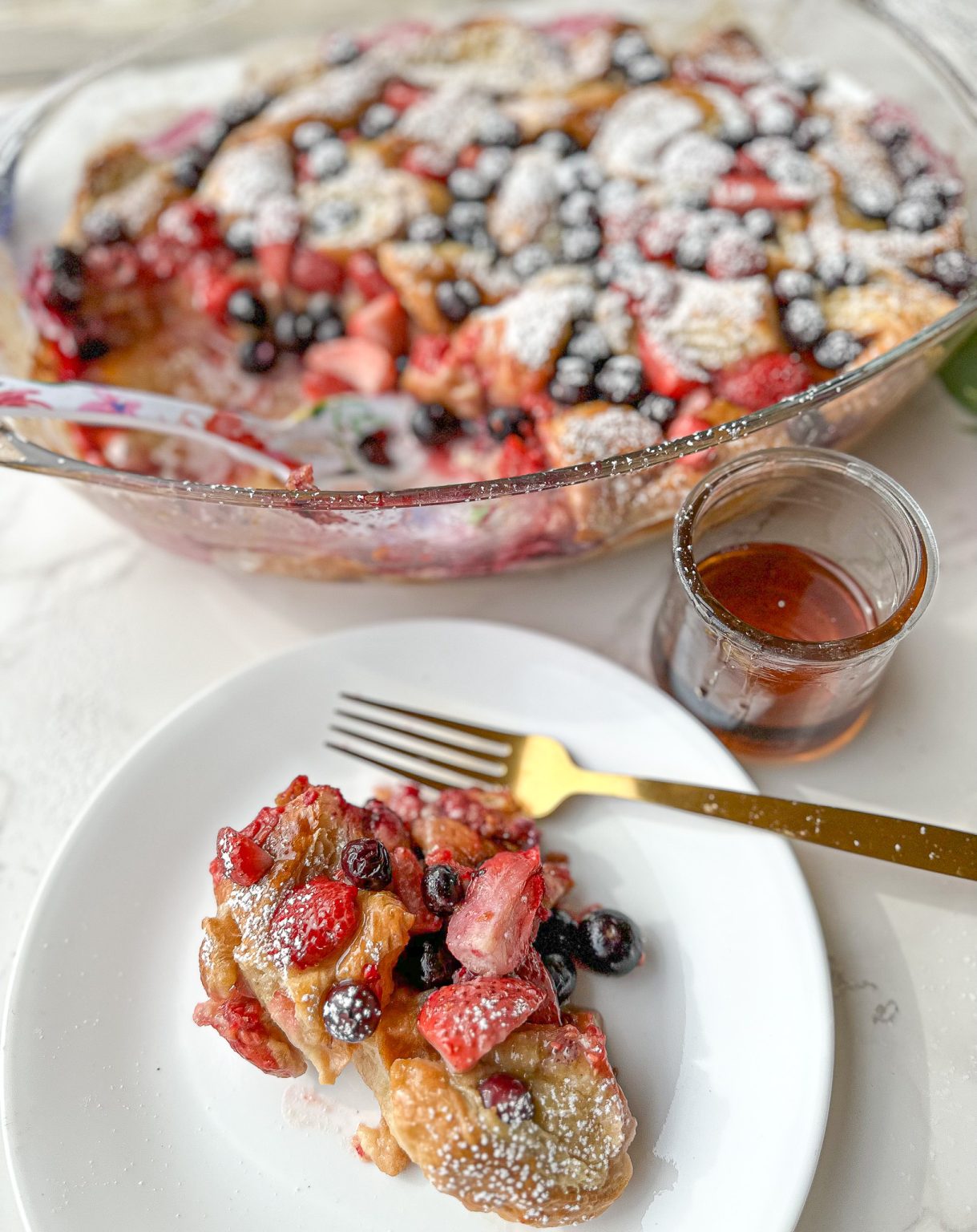 berry croissant bake - lizasfarmhouse.com