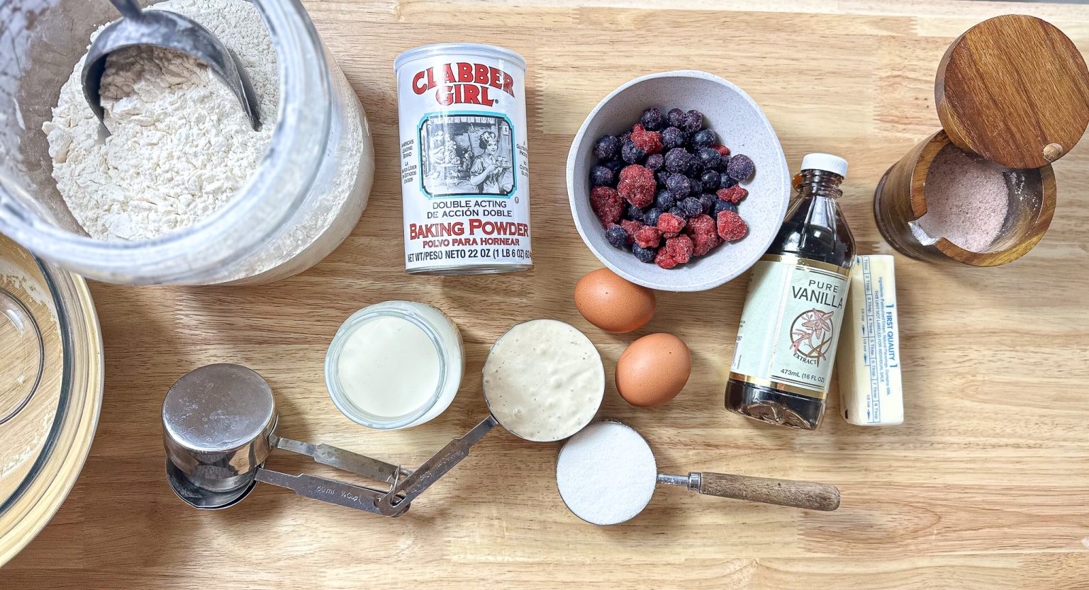 Sourdough discard scone recipe - lizasfarmhouse.com