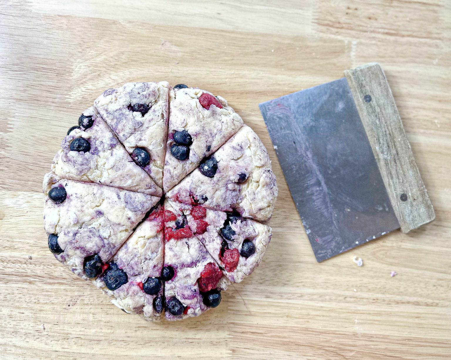 Sourdough discard scone recipe - lizasfarmhouse.com