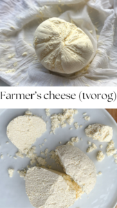 Farmer's cheese ( Tvorog) - lizasfarmhouse.com