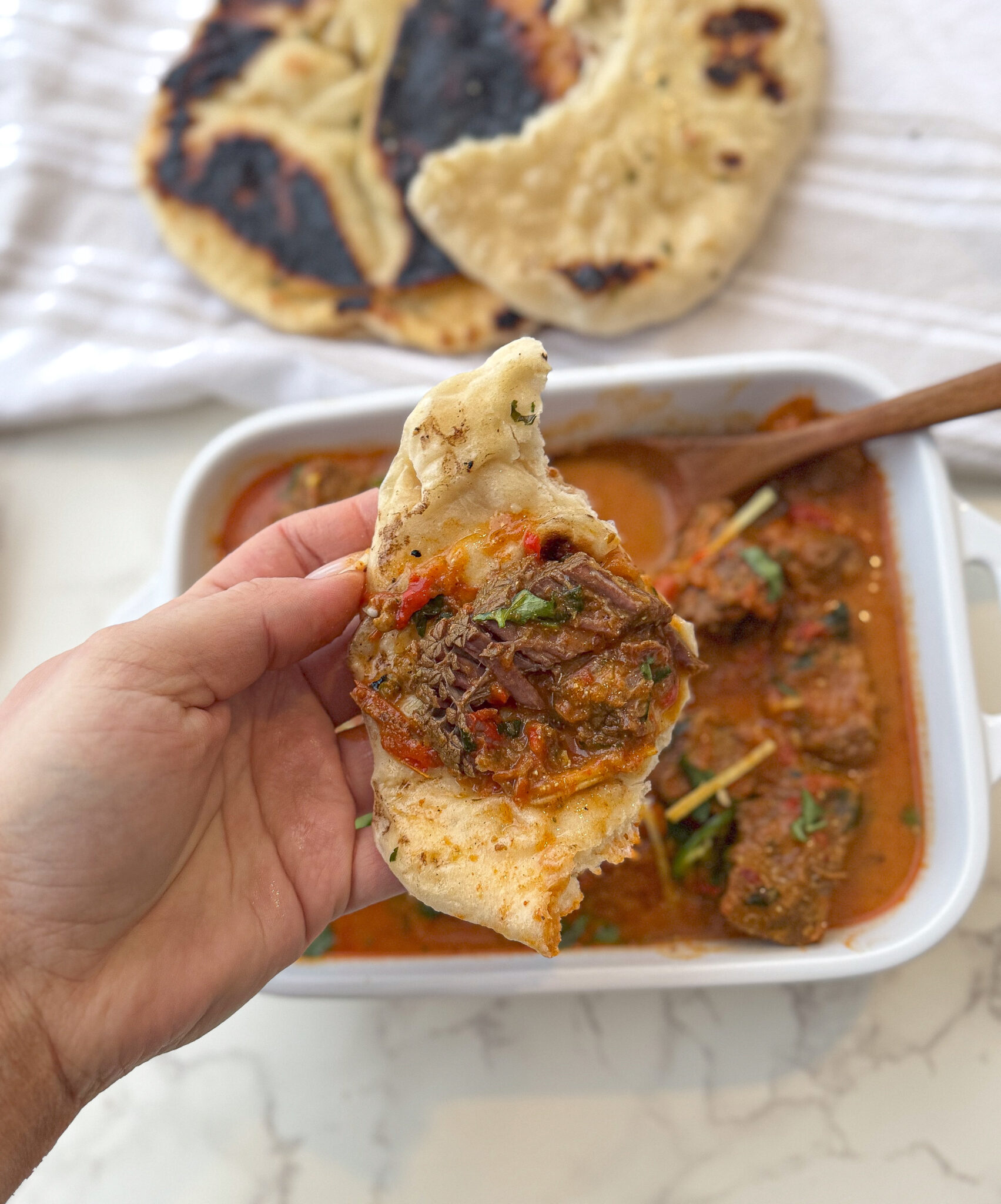 Easy beef karahi recipe - lizasfarmhouse.com