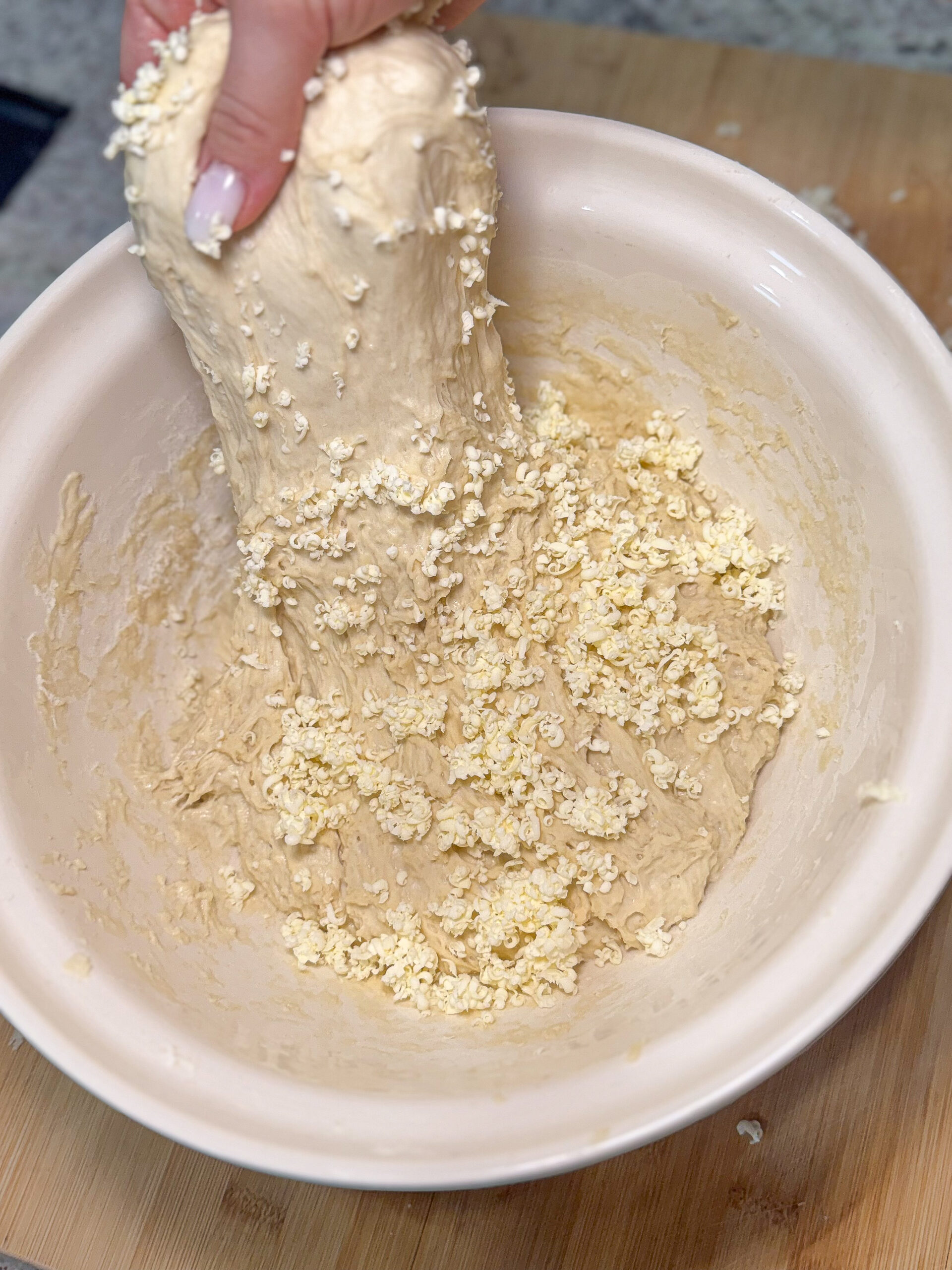 Sourdough croissant bread - lizasfarmhouse.com