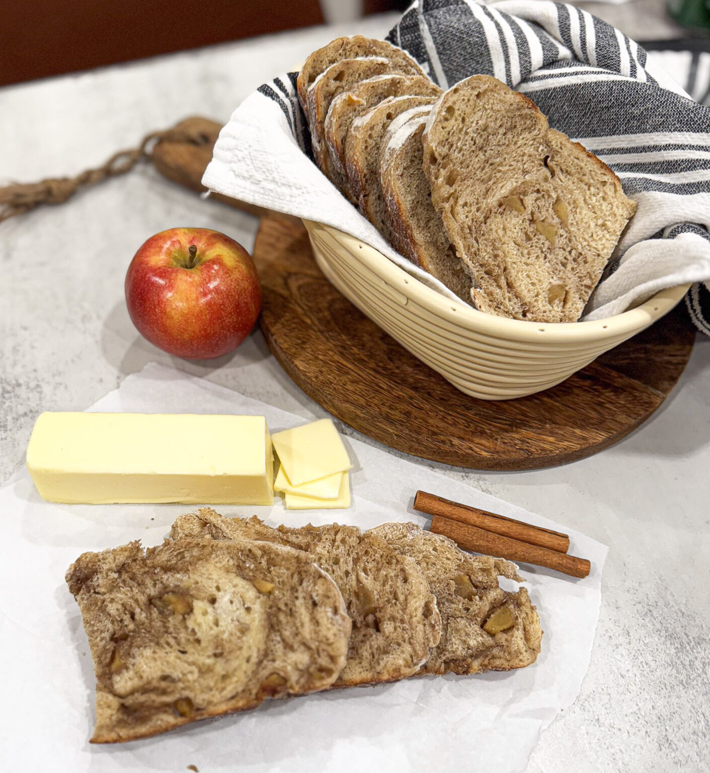 Apple Cider Sourdough Bread - lizasfarmhouse.com